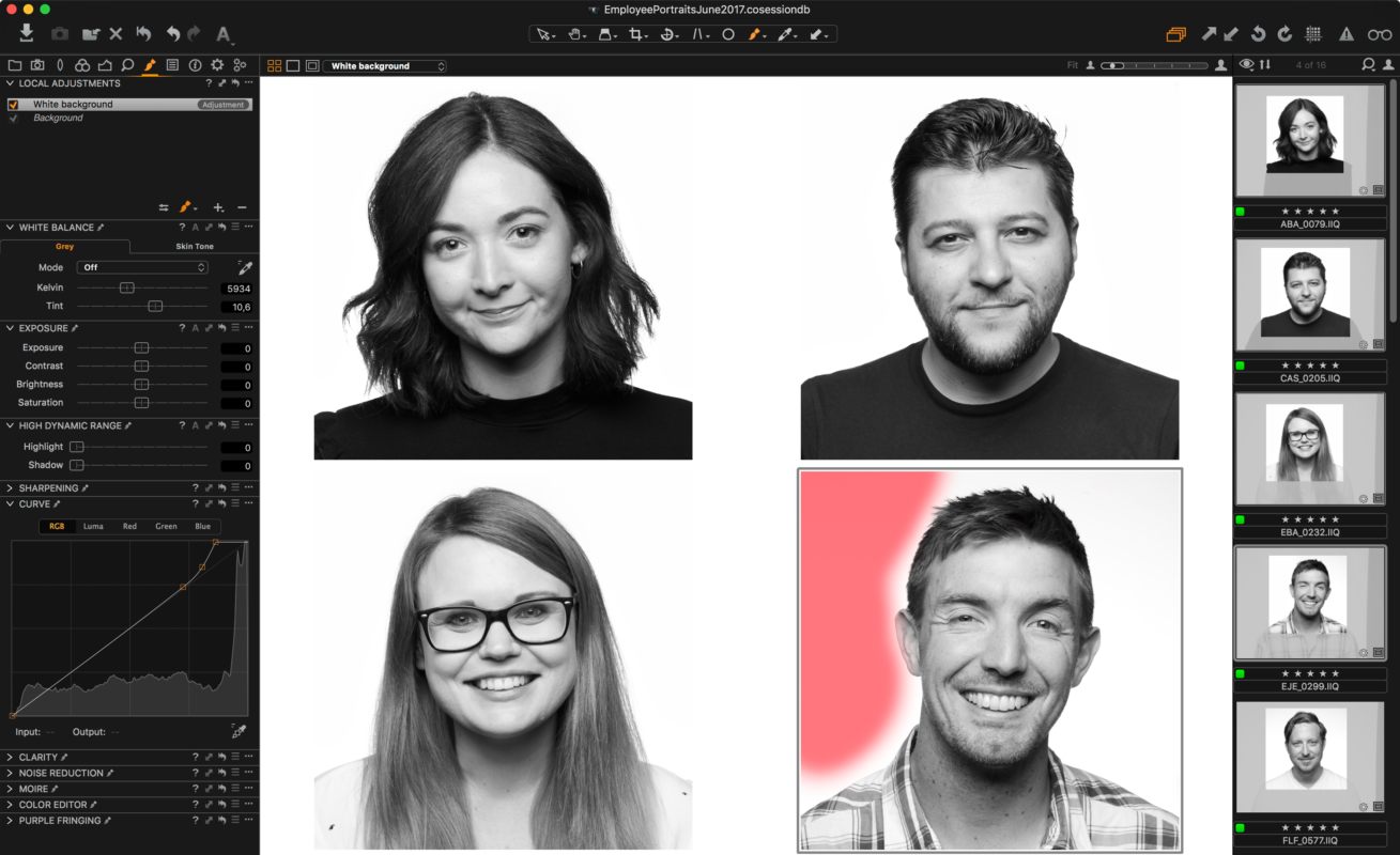 Managing Multiple Headshots - Photo Editing Tutorials, Tips & Tricks - Capture One Blog