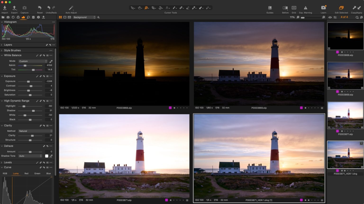 Using HDR for architectural photography - Capture One
