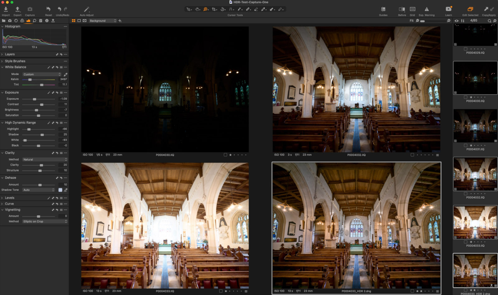 Using HDR for architectural photography - Capture One