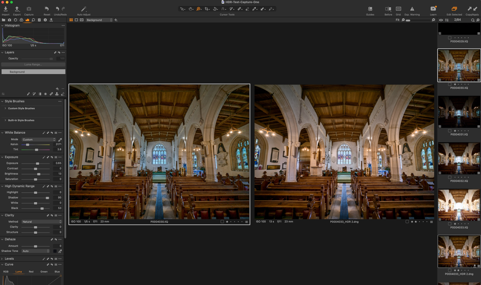 Using HDR for architectural photography - Capture One