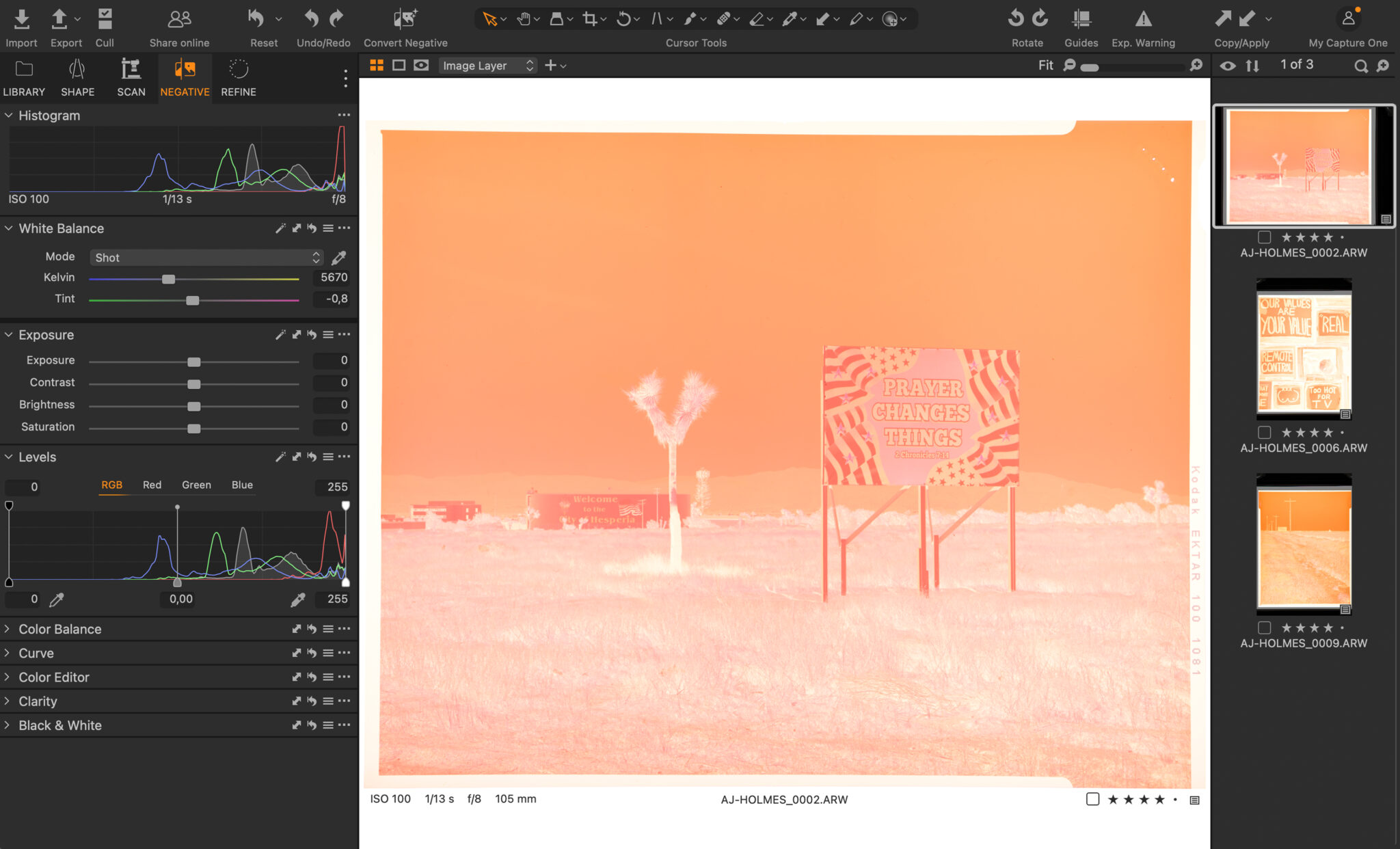Once the negative is captured, the focus shifts from capture to ...
