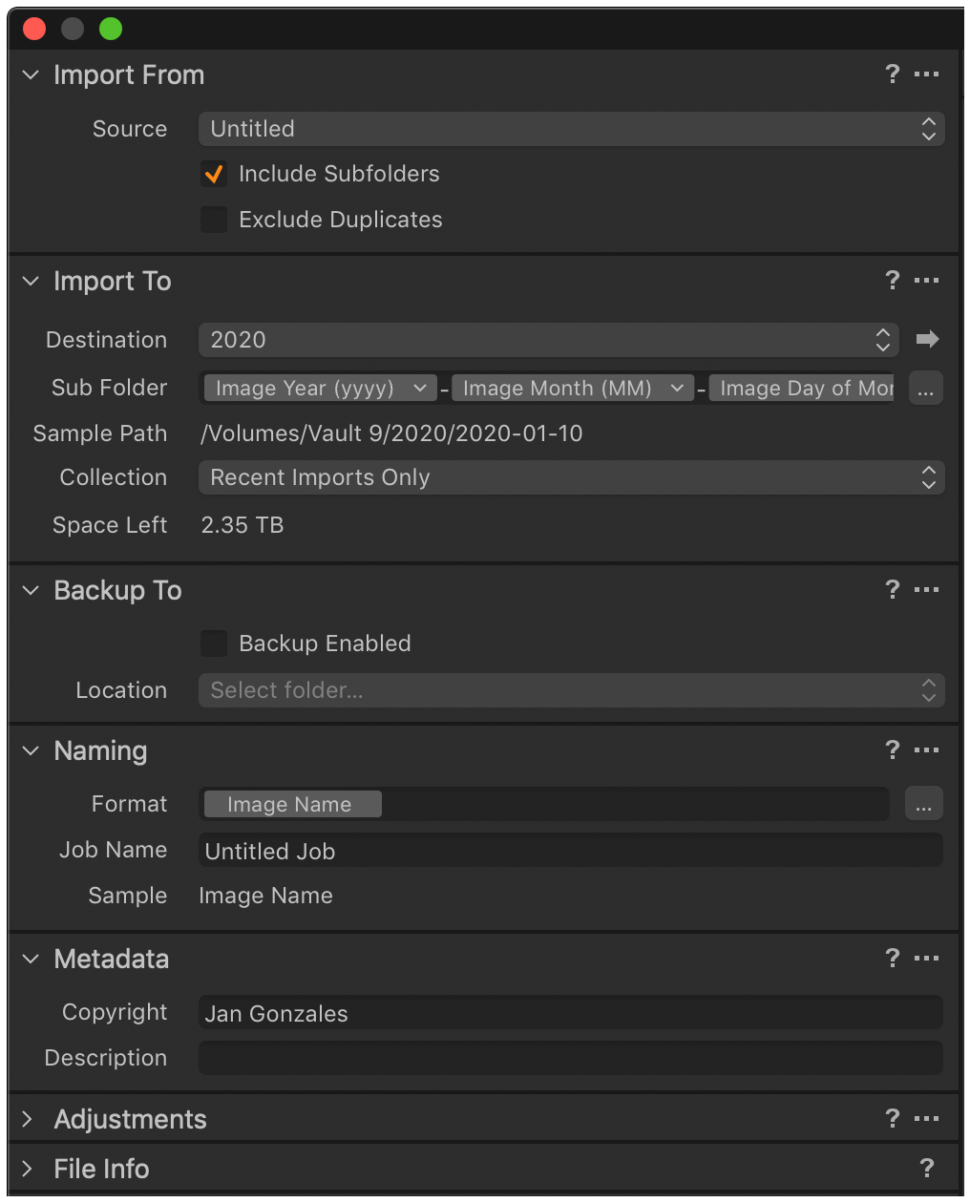 Replicating a Lightroom importing workflow by Jan Gonzales - Photo ...