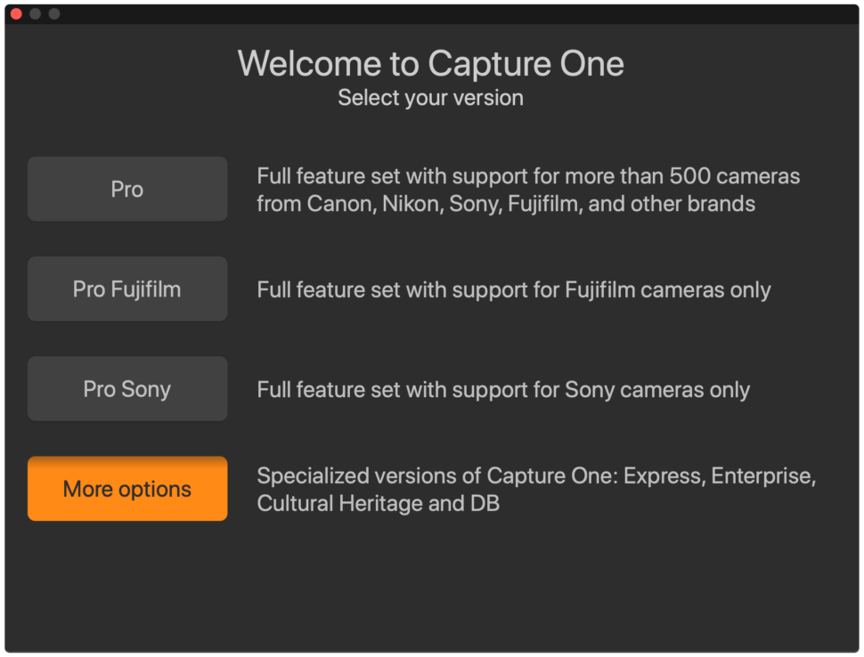 Capture one express - rolfseed